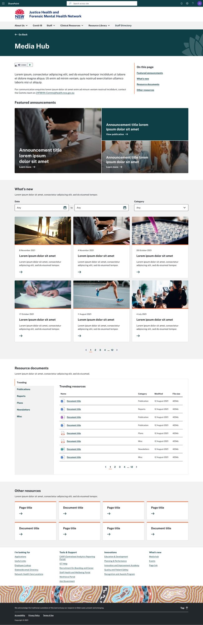 NSW Justice Health | Site by Webcoda Digital Agency